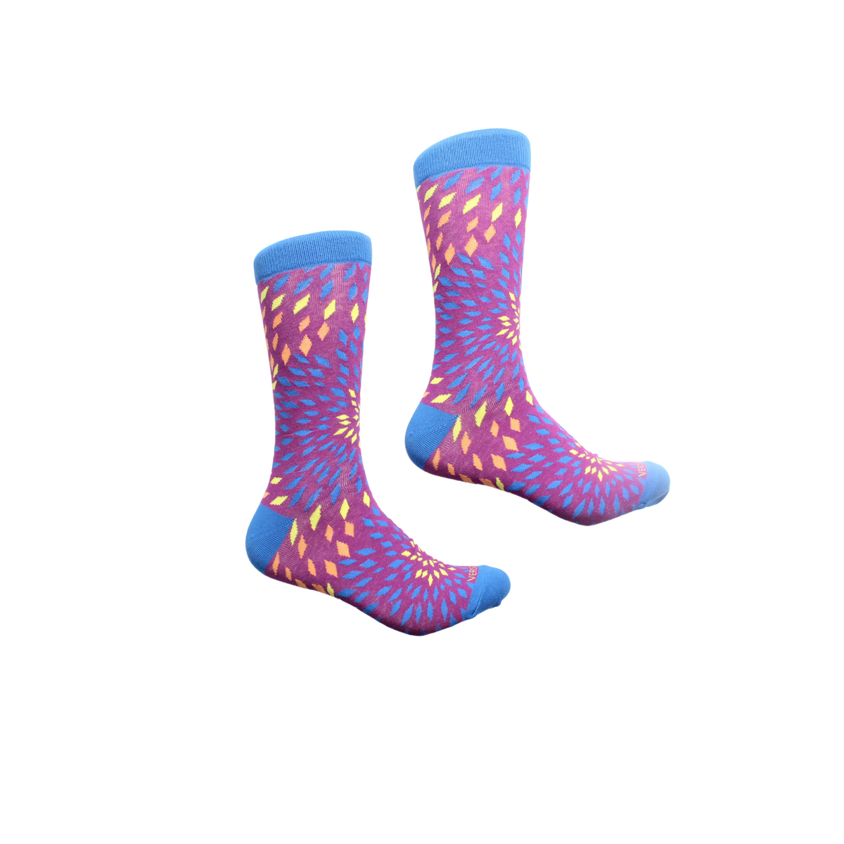 Bill Russell 7 | Magenta Geometric | Sock – VERSE 9