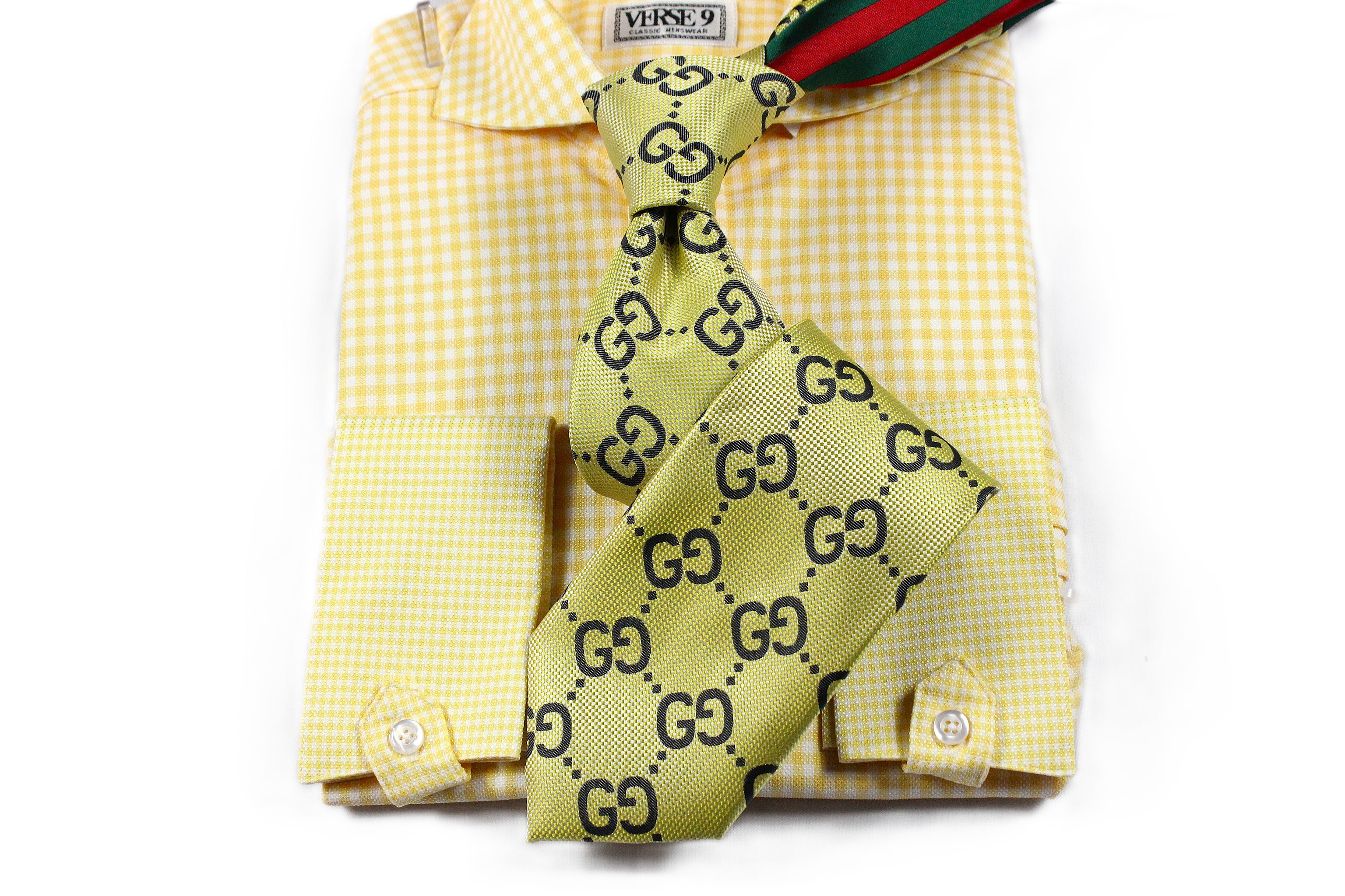 GG B9 | Yellow | Tie & Pocket Square – VERSE 9