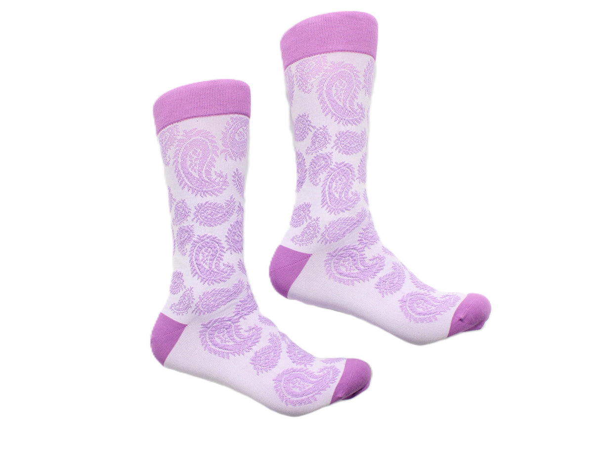 UK Paisley 2 | Lilac Paisley | Sock – VERSE 9