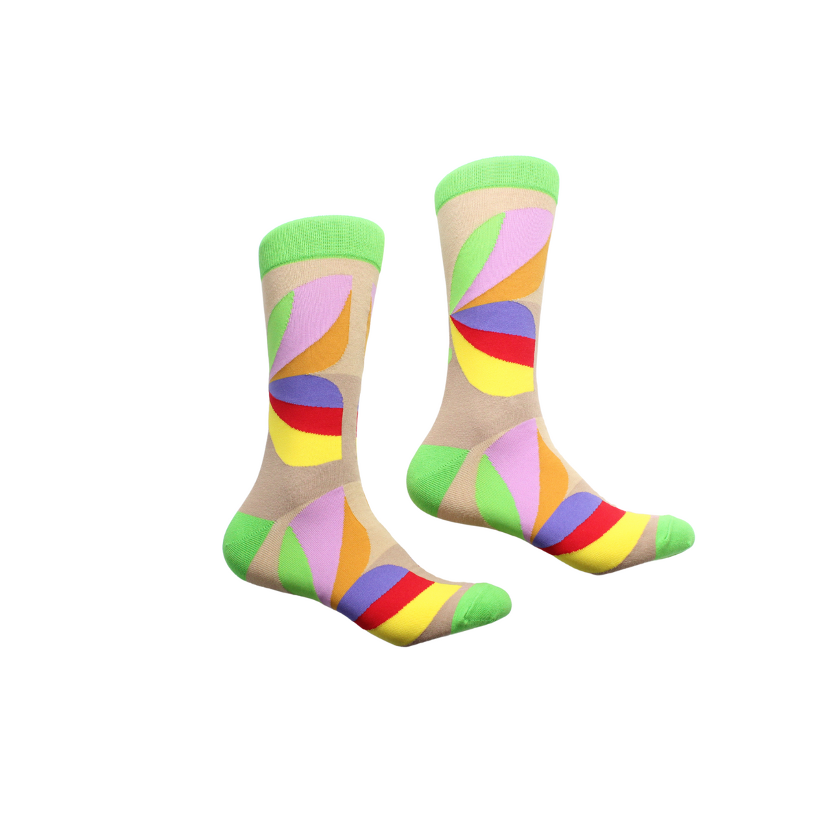 MJ 10 | Tan Geometric | Sock – VERSE 9