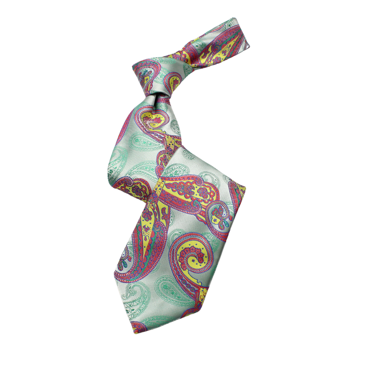 Simone 3 | Green Paisley | Tie & Pocket Square – VERSE 9