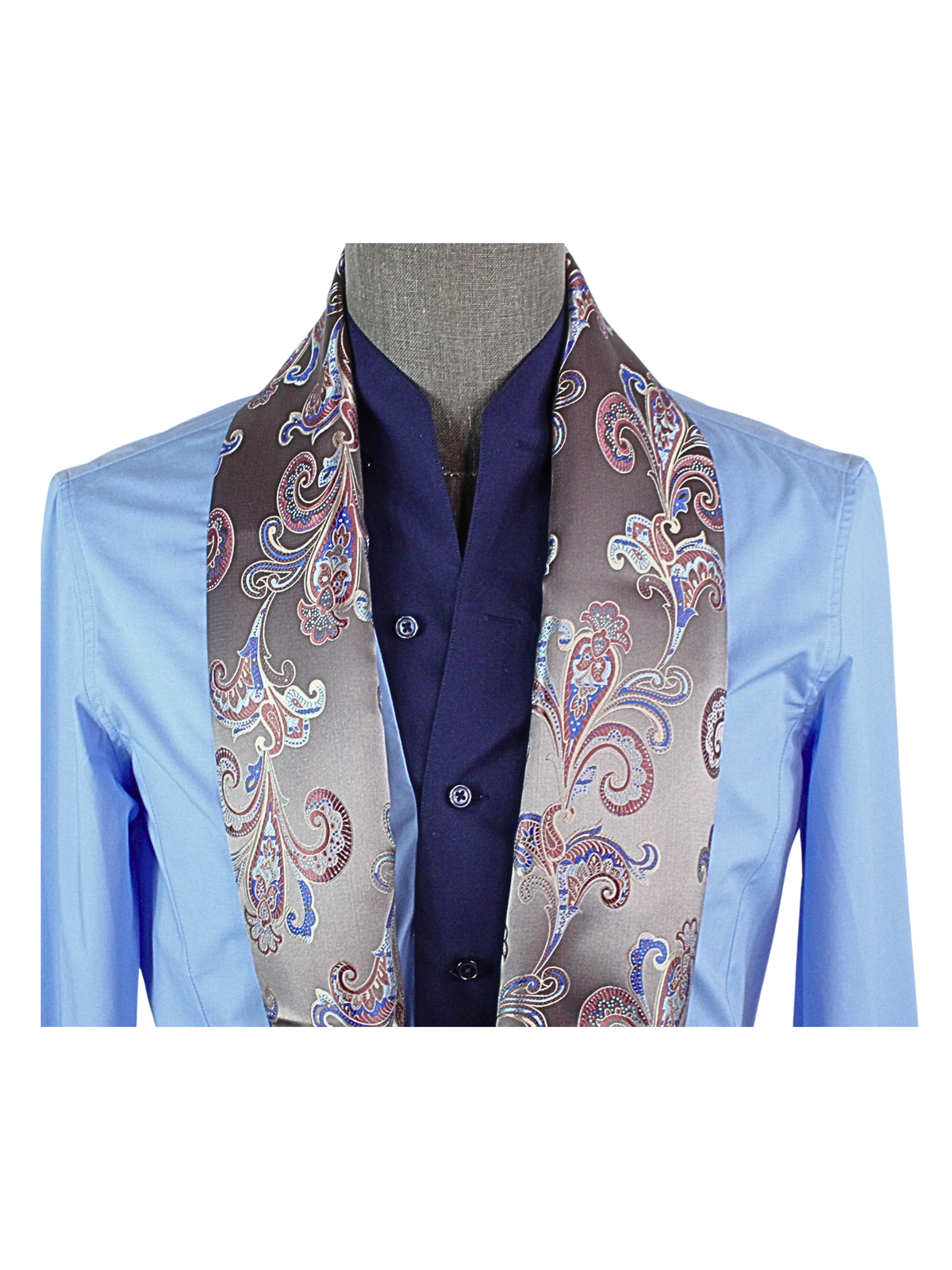 Barrier Reef 9 | Grey | Single Scarf – VERSE 9