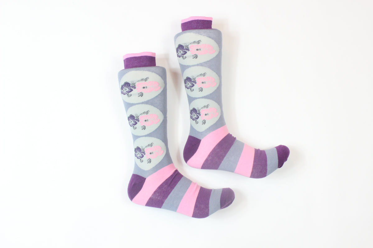 ZCash 2 | Grey & Pink | Sock – VERSE 9